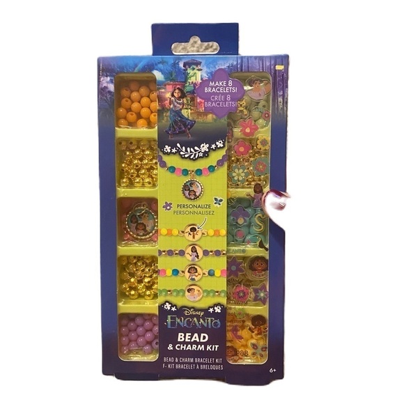 Disney | Office | Disney Encanto Bead Set New Jewelry Making Kit Charm ...
